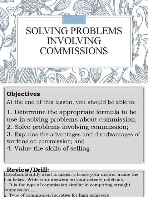 q2 week 2 solving problems involving pdf sales business