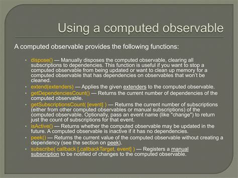 Knockoutjs Part 3 Computed Observables Pptx