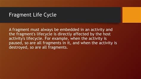 Ppt Activities Fragments And Events Powerpoint Presentation Free