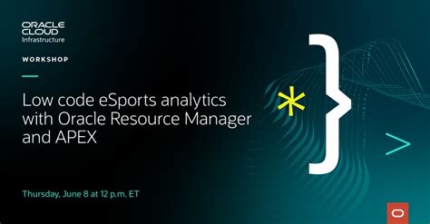 Lucas Braun On Linkedin Low Code Esports Analytics With Oracle