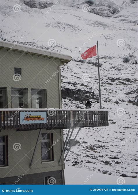 View From Jungfraujoch Top Of The Europe Editorial Photography Image