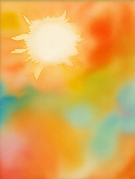 Premium Ai Image Serene Watercolor Symphony Abstract Background