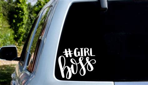 Girl Boss Girlboss Girl Boss Decal Sticker Car Etsy