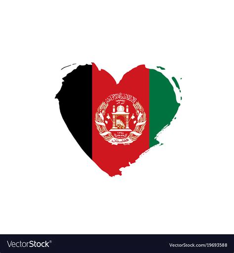 Afghanistan Flag Royalty Free Vector Image Vectorstock