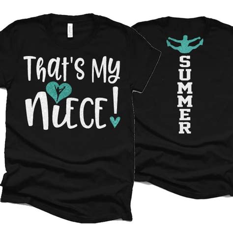 Cheer Niece Shirt Etsy
