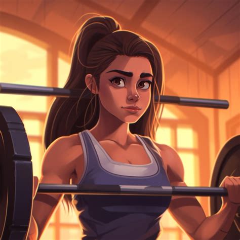 Premium Ai Image Workout On Gym