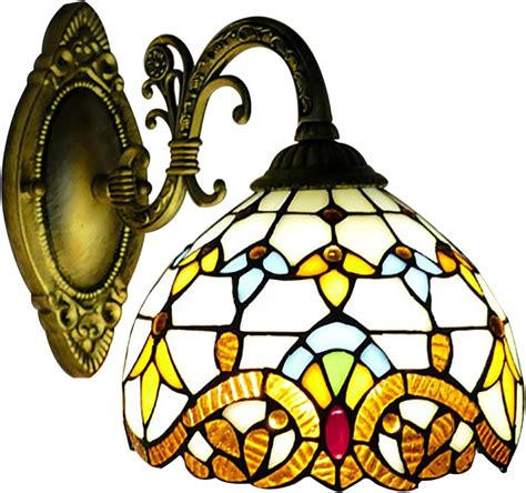 Lampa Cienna Styl Tiffany Lampy Dekoracyjne Retro Gbideng823 Cena