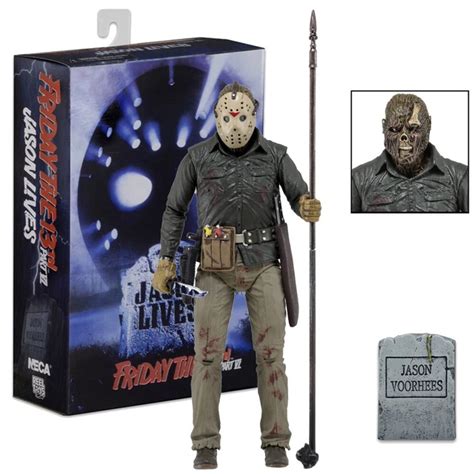 Neca Friday The 13th Part Vi Jason Lives Voorhees 18cm Pvc Action