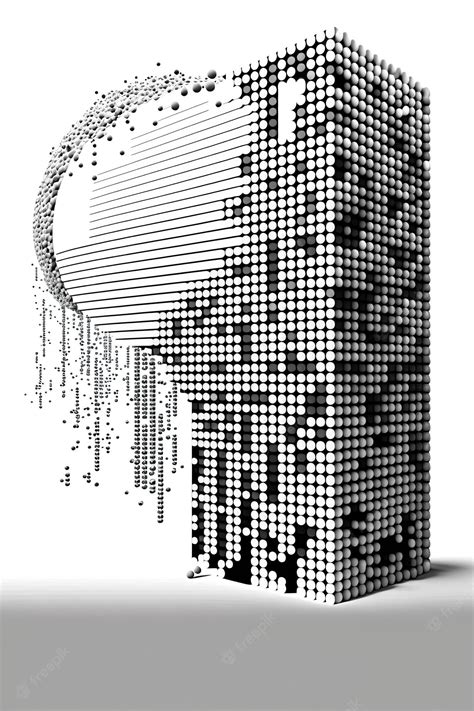Ai Generated Illustration Of Big Data Visualization Information