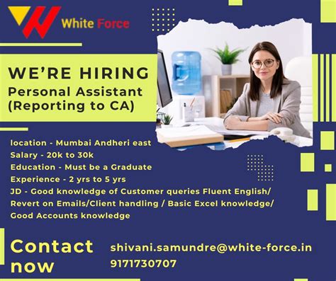 White Force Group On Linkedin Personalassistant Virtualassistant