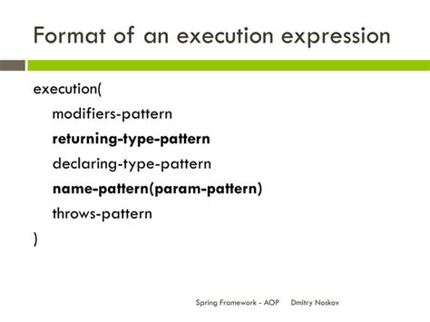 Spring Framework Aop