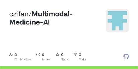 Github Czifan Multimodal Medicine Ai