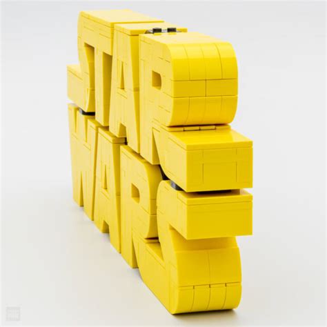 Très Vite Testé Lego Star Wars 75407 Brick Built Star Wars Logo