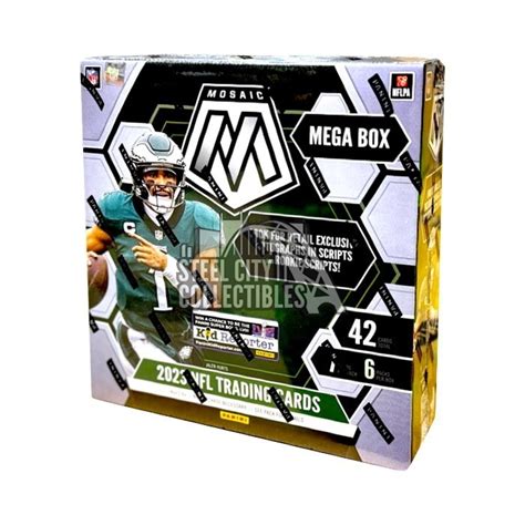 2023 Panini Mosaic Football Mega Box Steel City Collectibles