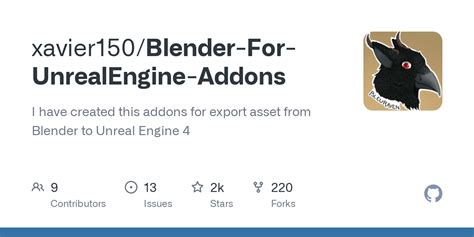 Issues · Xavier150blender For Unrealengine Addons · Github