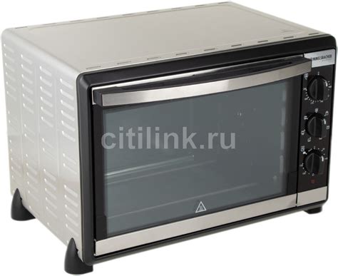 Характеристики Мини-печь ROMMELSBACHER BG 1805/E, нержавеющая сталь ...