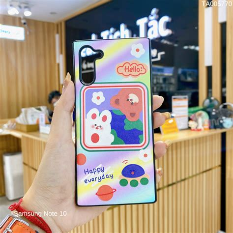Ốp Ss Note 10 Dẻo Sần In Nhiều Hình