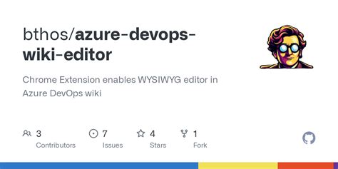 Github Bthos Azure Devops Wiki Editor Chrome Extension Enables