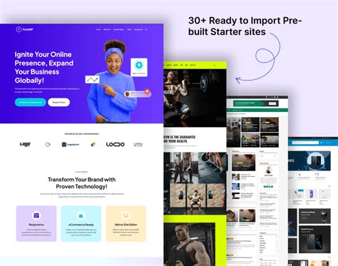 20 Best Website Starter Templates And Designs Collection