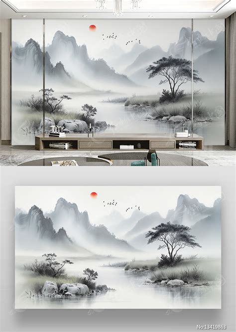中国风山水背景图片下载红动中国