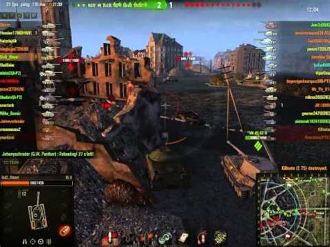 World Of Tanks IS 3 Hummel Platoon Ruinberg On Fire Gameplay