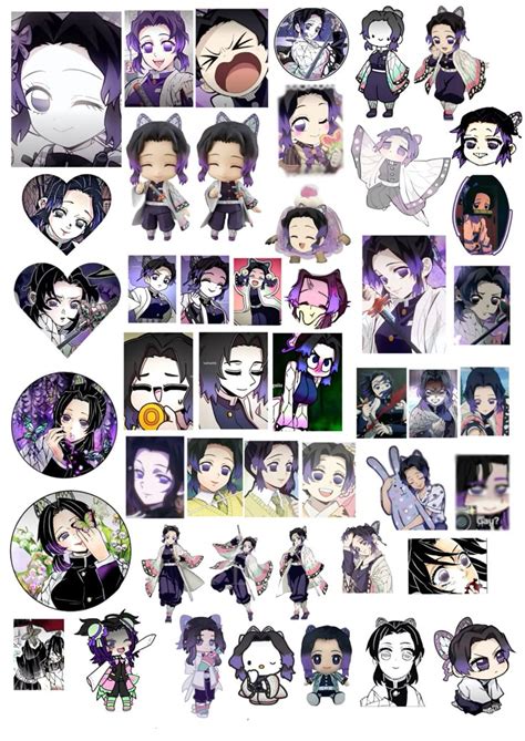 Shinobu Stickers En 2024 Imagenes Chibi Pegatinas Bonitas Pegatinas