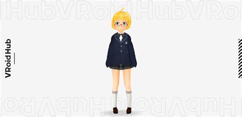 Warpstar2010さんの写真・動画 セシル変身アプリ スズキセシル ブレザー制服 ブレザー メガネっ娘 金髪ショート 前髪パッツン チェック柄スカート Vroid Hub