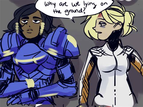 Mercy Mercy Overwatch Мерси Pharah Overwatch Comics Pharah Фарра Overwatch