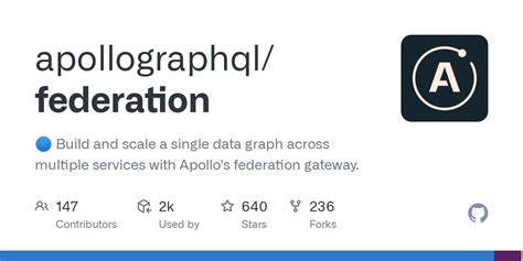 Github Apollographql Federation Build And Scale A Single Data