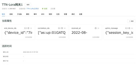 TTN LoRaWAN 集成 ThingsCloud ThingsCloud 使用文档
