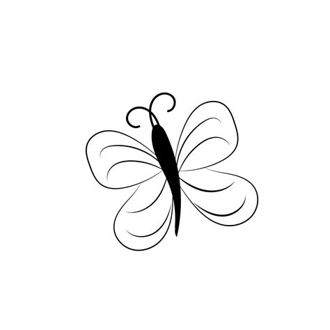 Butterfly Liner Art 14719180 Vector Art At Vecteezy