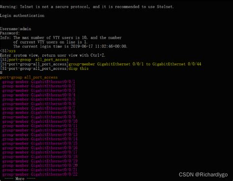 华为交换机：批量配置端口——端口组华为交换机批量操作端口 Csdn博客