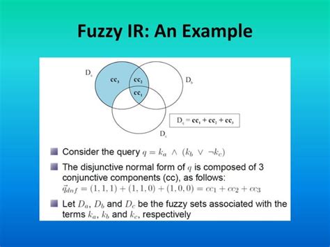 Information Retrieval 14 Fuzzy Set Models Of Ir Pptx Computing