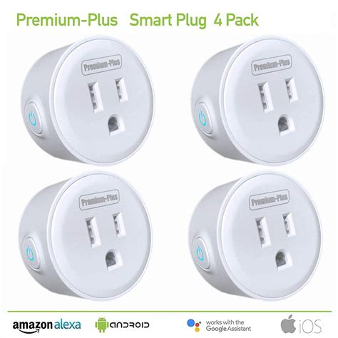 Smart Plug Premium Plus Mini Wifi Outlet Works W Alexa Google Home