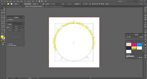 How To Type On A Circle Using The Path Type Tool In Adobe Illustrator Design Tips Post 7