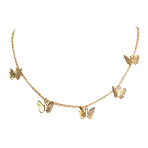 Collier papillon cadeaux de bijoux de mode chaîne pendentif