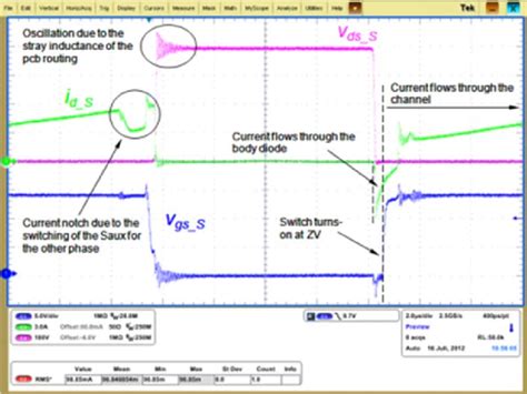 Switching Waveform Of The One Of The Main Switches Download
