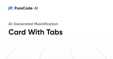 Build Great Muiotification Card With Tabs Components Faster Using Ai Tools