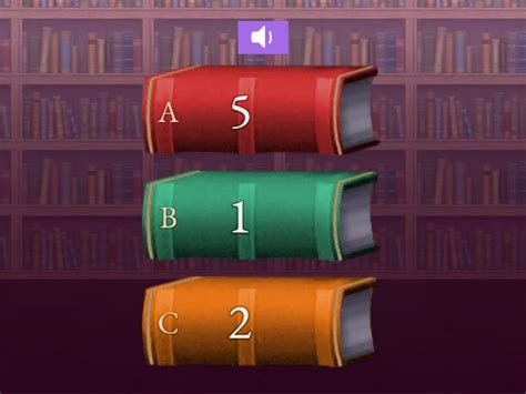 Numbers 1 6 Quiz