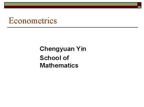 Multiple Regression Analysis Econometrics Lab Dataset And Regression