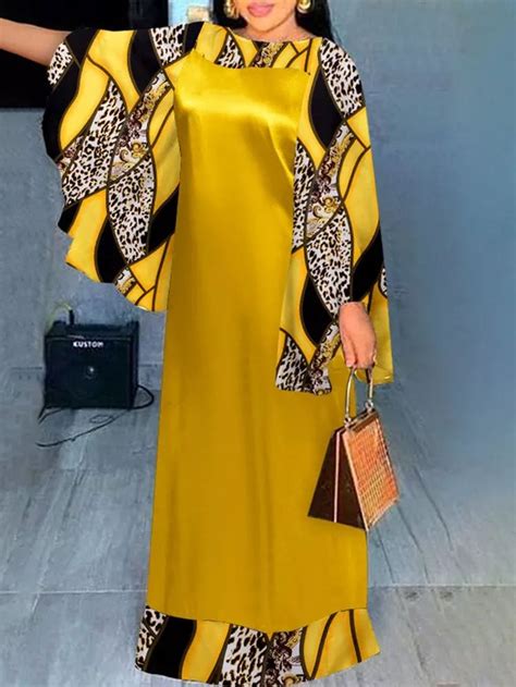 Leopard Print Maxi Dress Shop Online At Newchic