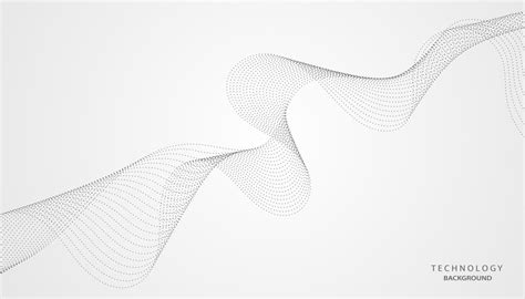 Abstract Wave Vector Beautiful Lines Concept Technology Network Internet Connection On A