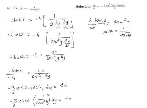 [high School Maths] Implicit Differentiation Questio R Homeworkhelp