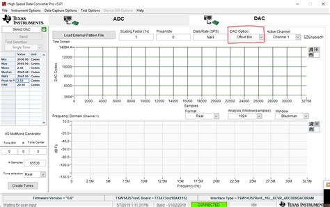 TSW EVM Noise Problem At Testing TSW EVM DAC Data Converters Forum Data