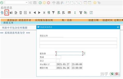 给用户发送sap系统消息 知乎