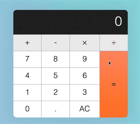 Animated Calculator 