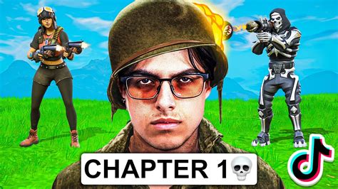 Reacting To The Best Fortnite Chapter 1 Tiktoks Youtube