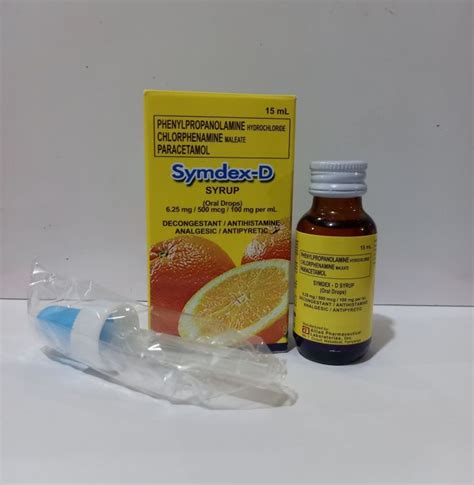 Symdex D Drops 15 Ml Syrup For Sipon Pambata Oral Drops Lazada Ph