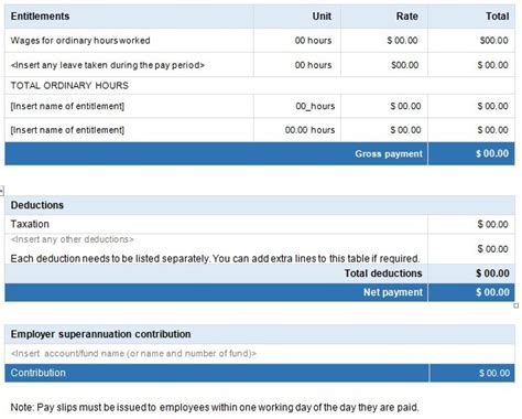 Salary Slip Format In Excel With Formula Inputbunny