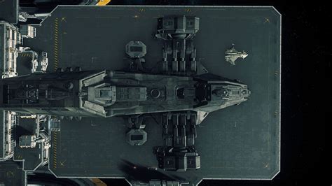 File Reclaimer Landed At Port Olisar With Gladius Star Citizen Wiki
